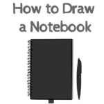 How to Draw a Notebook - How to Draw Easy