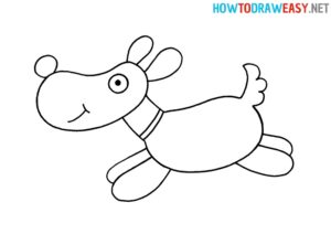 How to Draw a Dog for Kids - How to Draw Easy