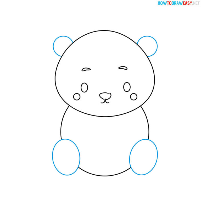 How to Draw a Baby Bear - How to Draw Easy