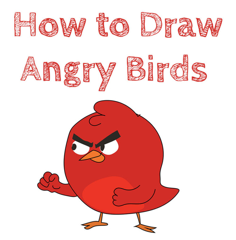 How to Draw Angry Birds - How to Draw Easy