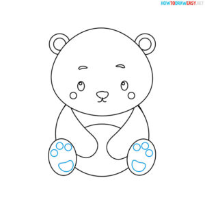 How to Draw a Baby Bear - How to Draw Easy