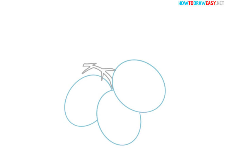 How to Draw an Olive - How to Draw Easy