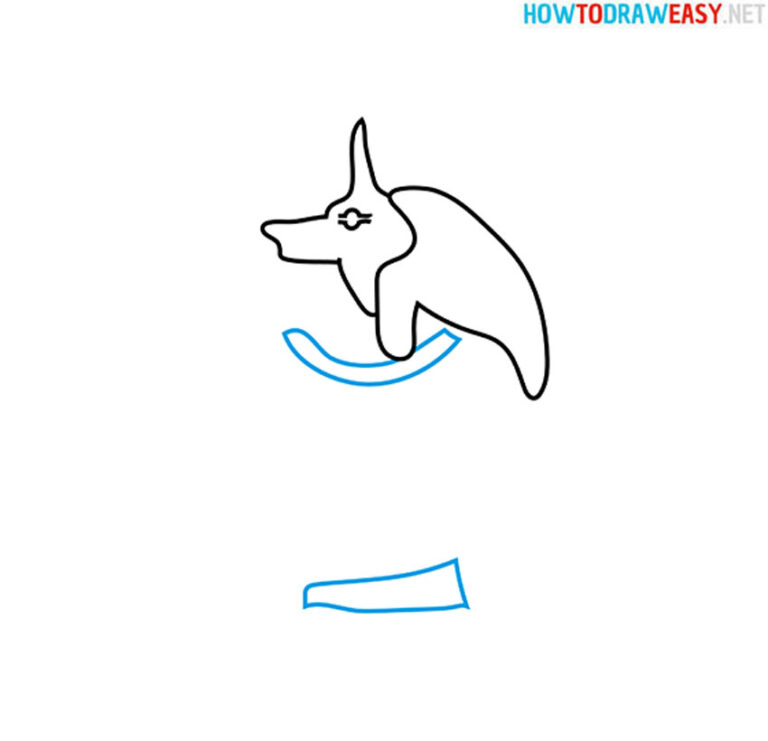 How to Draw Anubis - How to Draw Easy