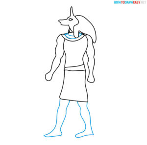 How to Draw Anubis - How to Draw Easy