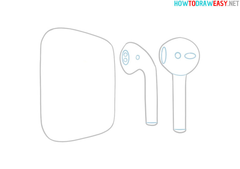 How to Draw AirPods - How to Draw Easy