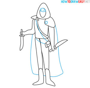 How to Draw an Assassin - How to Draw Easy
