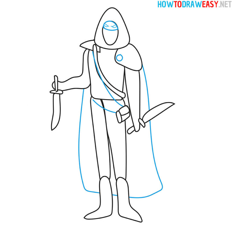 How to Draw an Assassin - How to Draw Easy