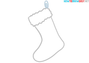 How to Draw a Christmas Stocking - How to Draw Easy