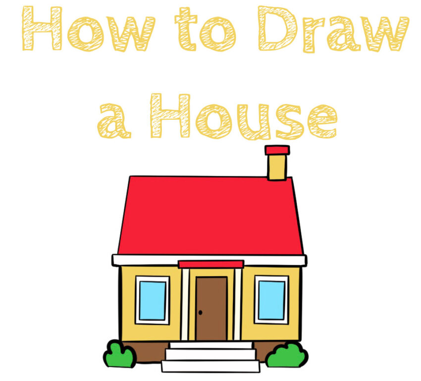 How To Draw A House How To Draw Easy how-to-draw-a-house-how-to-draw-easy