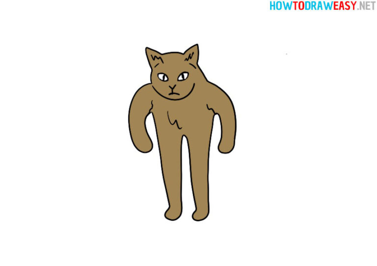 How to Draw a Cat Meme - How to Draw Easy