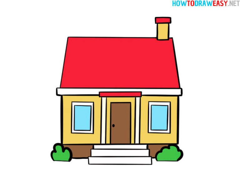 How to Draw a House - How to Draw Easy