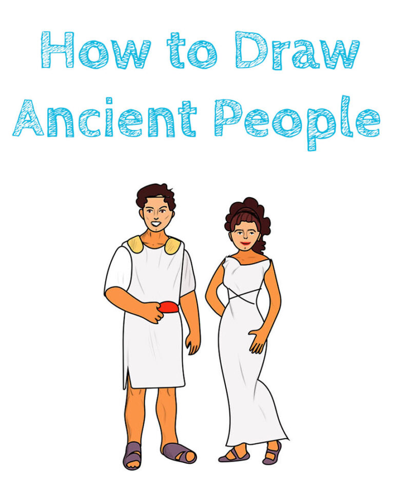 How to Draw Ancient People - How to Draw Easy