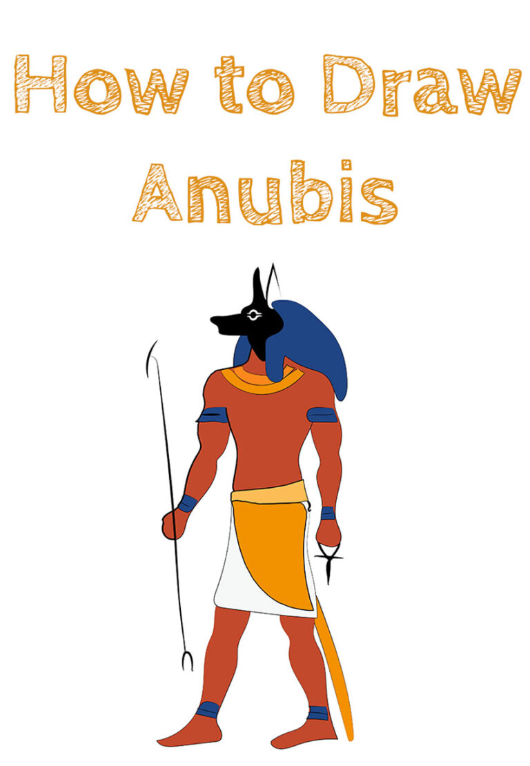 How to Draw Anubis - How to Draw Easy