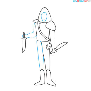 How to Draw an Assassin - How to Draw Easy