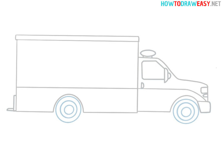 How to Draw an Ambulance Car - How to Draw Easy