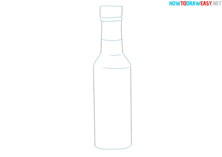 How to Draw a Ketchup Bottle - How to Draw Easy