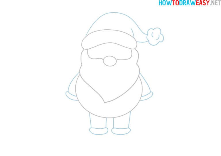 How to Draw Santa Claus - How to Draw Easy