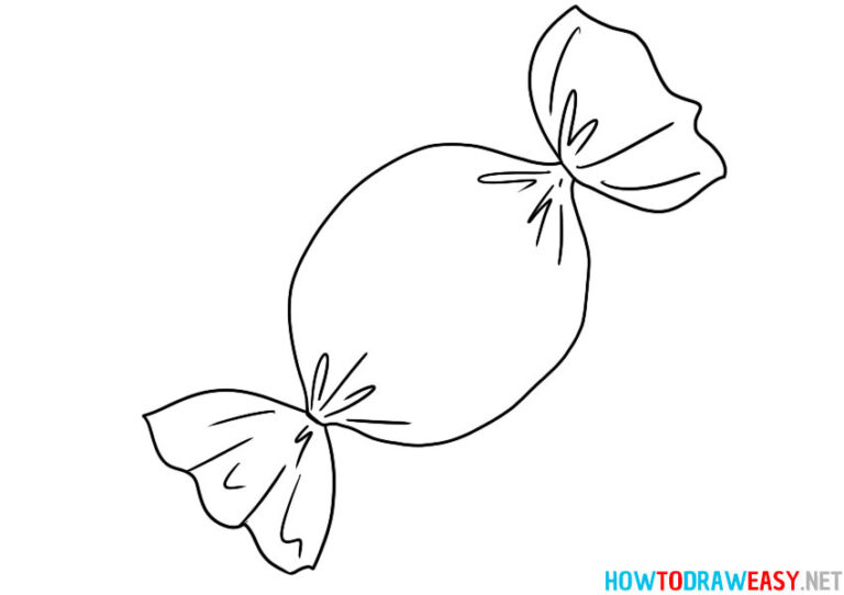 How to Draw a Candy - How to Draw Easy