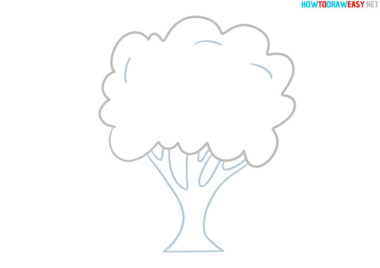 How to Draw a Tree - How to Draw Easy