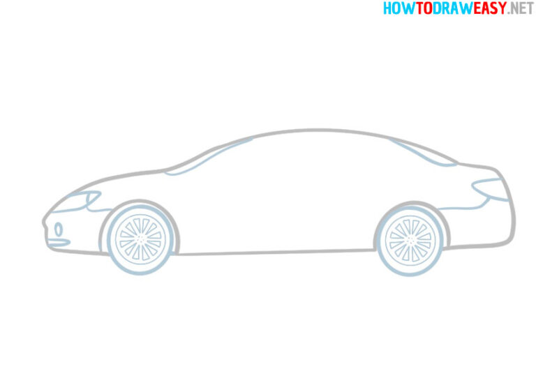 How to Draw a Car Easy - How to Draw Easy