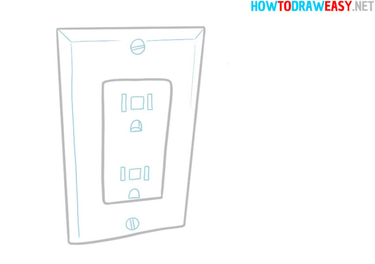 How to Draw a Socket and Plug - How to Draw Easy