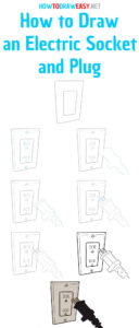 How to Draw a Socket and Plug - How to Draw Easy