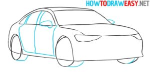 How to Draw an Audi A6 - How to Draw Easy