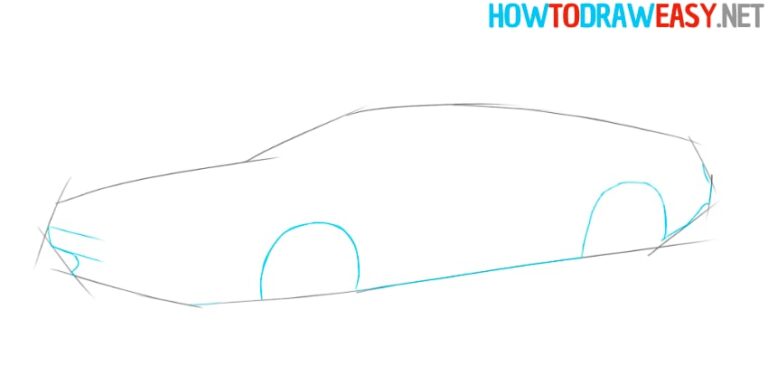 How to Draw the DeLorean - How to Draw Easy