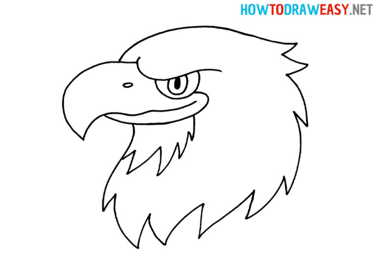 How to Draw a Bald Eagle for Kids - How to Draw Easy