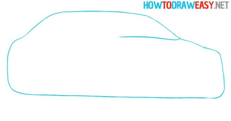 How to Draw a Cadillac ATS - How to Draw Easy