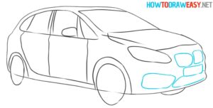 How to Draw a BMW 2 Series - How to Draw Easy