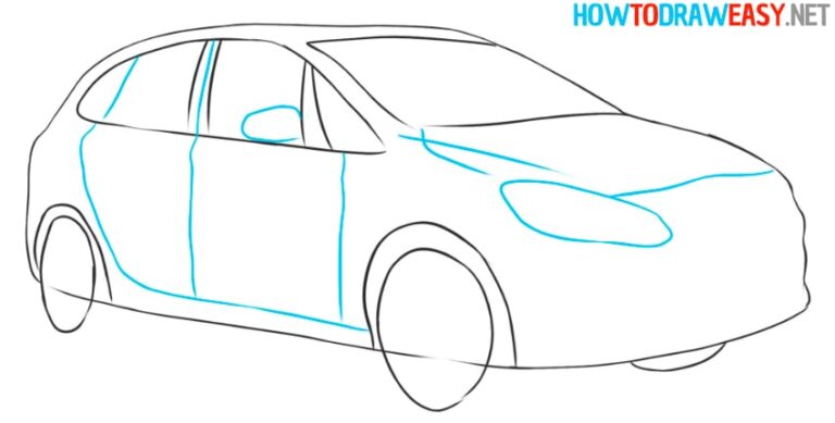 How to Draw a BMW 2 Series - How to Draw Easy