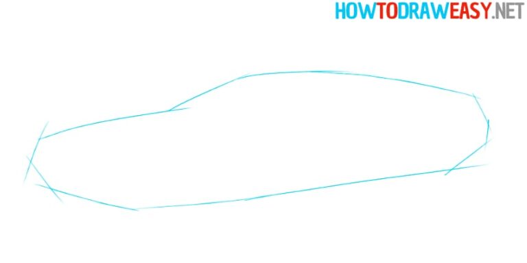 How to Draw the DeLorean - How to Draw Easy