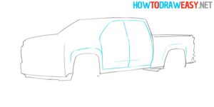 How to Draw a Chevrolet Silverado - How to Draw Easy