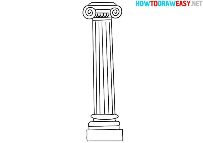 How to Draw a Column - How to Draw Easy
