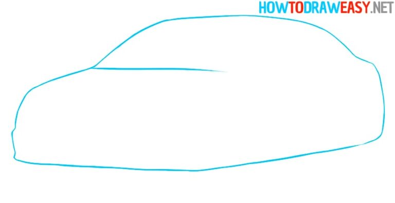 How to Draw an Audi A4 Car - How to Draw Easy