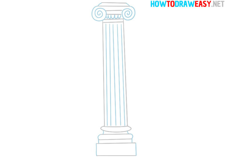 How to Draw a Column - How to Draw Easy