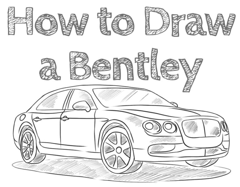 How to Draw a Bentley Car - How to Draw Easy