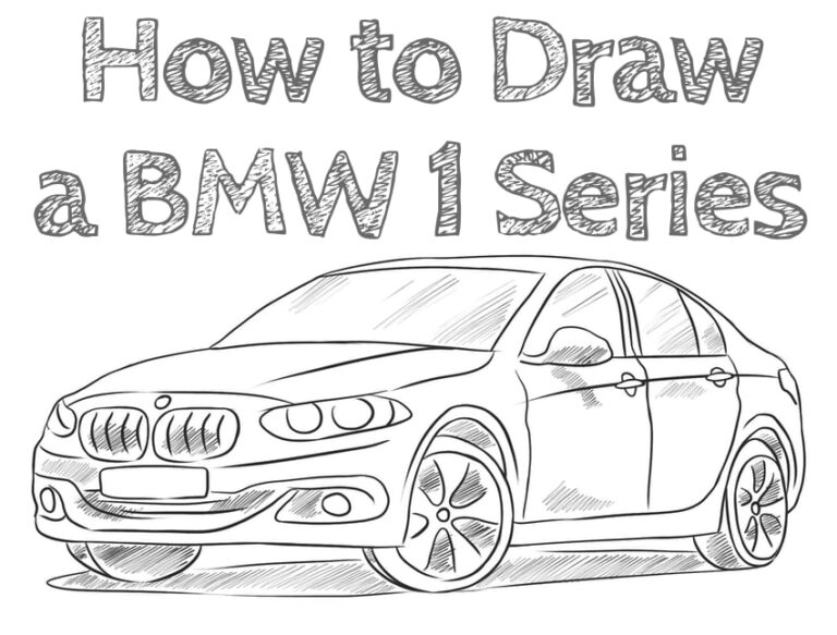How to Draw a BMW 1 Series - How to Draw Easy