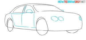 How to Draw a Bentley Car - How to Draw Easy