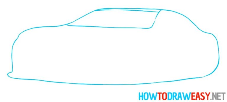 How to Draw a Chevrolet Camaro ZL1 - How to Draw Easy