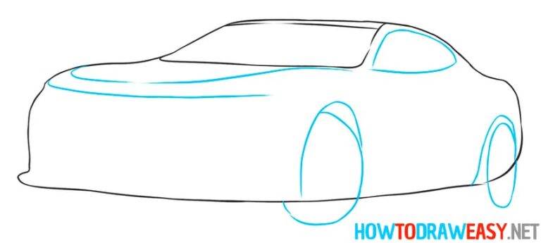 How to Draw a Chevrolet Camaro ZL1 - How to Draw Easy