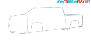 How to Draw a Chevrolet Silverado - How to Draw Easy