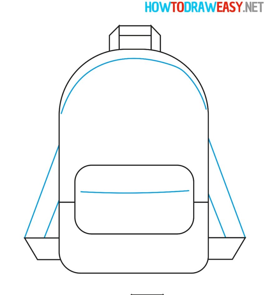 How to Draw a Backpack - How to Draw Easy