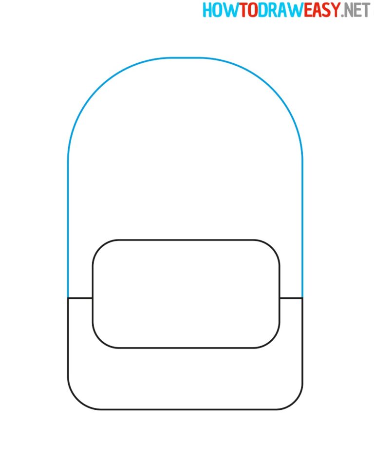 How to Draw a Backpack - How to Draw Easy