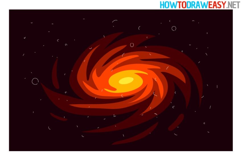 How to Draw a Galaxy - How to Draw Easy