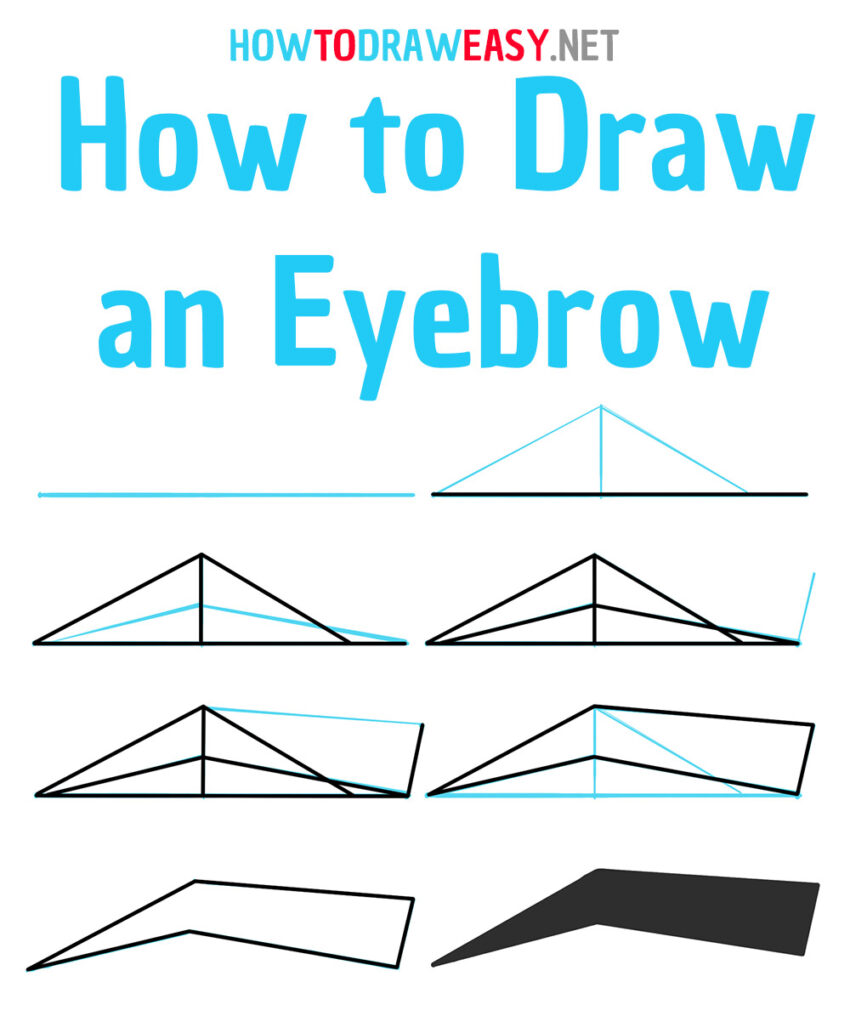 How to Draw an Eyebrow Step by Step - How to Draw Easy