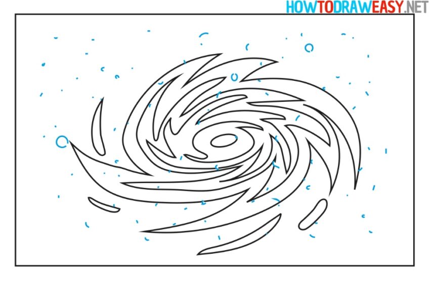 How to Draw a Galaxy - How to Draw Easy