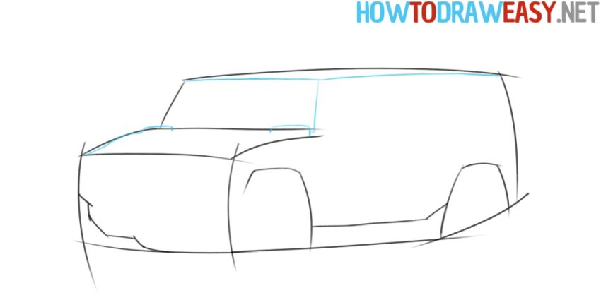 How to Draw a Hummer H2 - How to Draw Easy