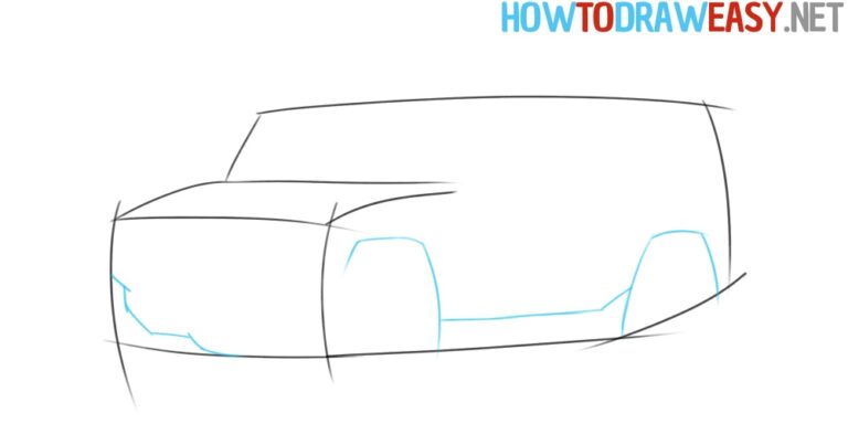 How to Draw a Hummer H2 - How to Draw Easy